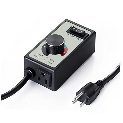 Electronic Fan Speed Controller, 0-100% Variable Speed Adjuster for ...