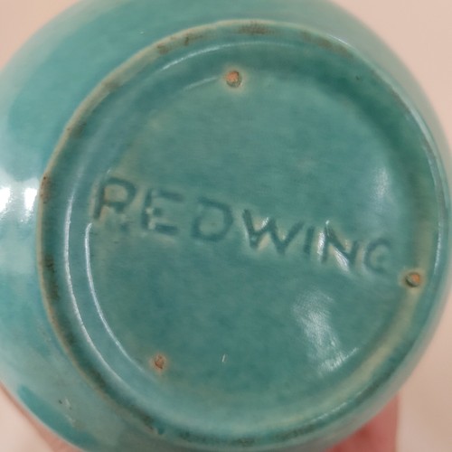 Red Wing Pottery USA Pottery Lidded Pitcher Carafe Mid Century Modern ...