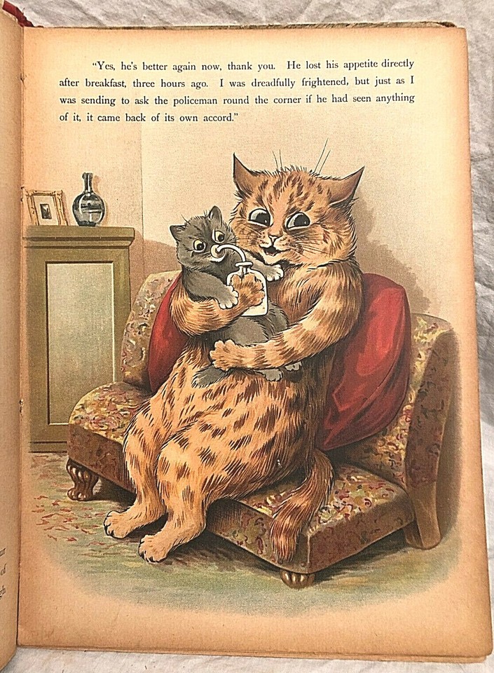 Louis Wain, Big Dogs, Little Dogs, Cats and Kittens, 1st 1903 Raphael ...