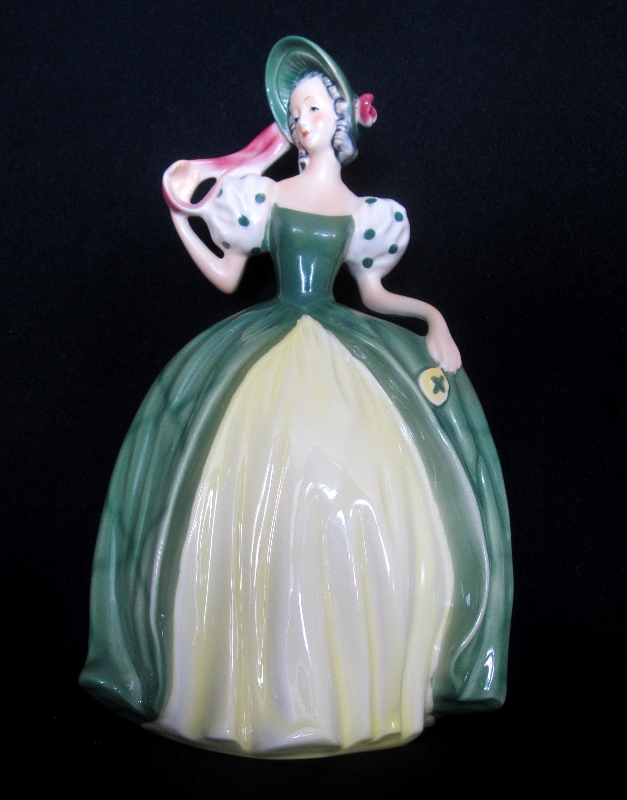 VINTAGE GOEBEL VICTORIAN LADY PORCELAIN FIGURINE # FF118 W. GERMANY ...