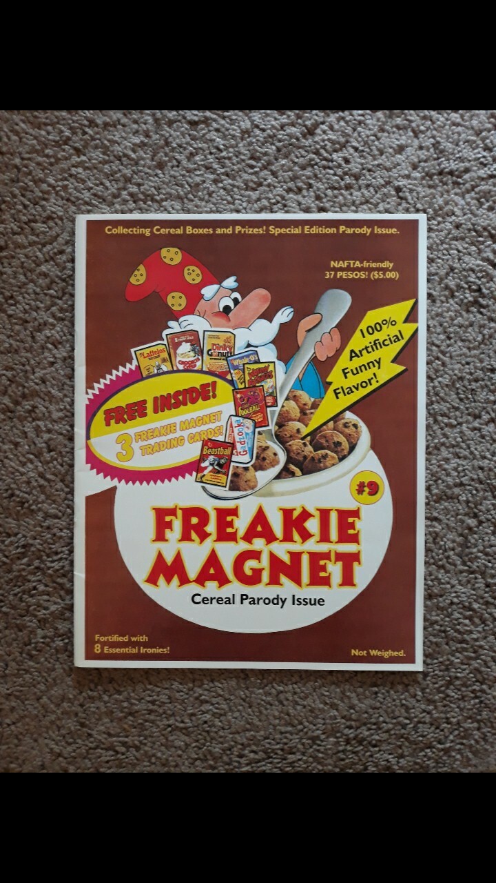 Freakie Magnet Cereal Collector's Magazine | eBay