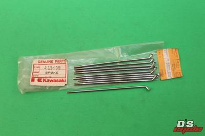NOS Kawasaki Rear Inner 129mmx Spoke 1983-2000 KX60 41029-1069 Qty 10 ...