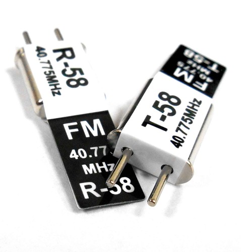 RC 40 MHZ 40.775 Fm Kristall Tx & Rx Empfänger 40MHZ Schwarz Kanal 58 ...
