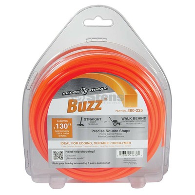 Trimmer / brush cutter cord 3.30mm - 40m square Buzz | eBay