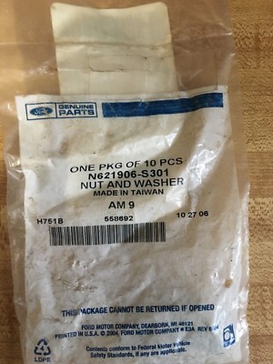 FORD OEM Door Side Rear View Mirror Nut N621906-S310 | eBay