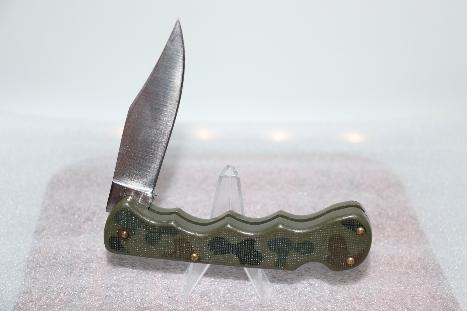 Vintage Sharp Brand Model P-940 Lock Back Camo Tactical Knife Japan | eBay