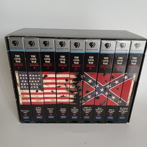 The Civil War VHS PBS Series by Ken Burns, Complete Boxed Set - FAST ...
