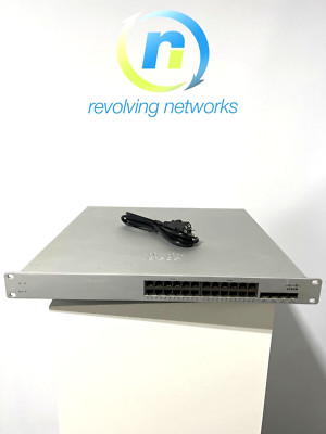 Cisco MS320-24P-HW Meraki MS320 24-Port Gigabit PoE Switch Unclaimed ...