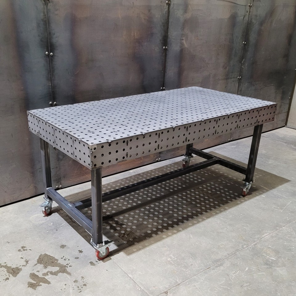 36"x72" Welding Fabrication Table 3x6ft Fully Welded Fixture Laser Cut ...