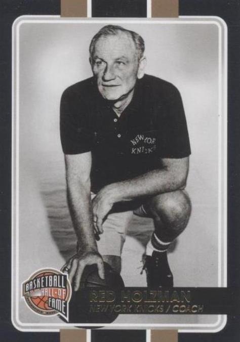 2009-10 Panini Basketball Hall of Fame - Red Holzman #106 Black Border ...