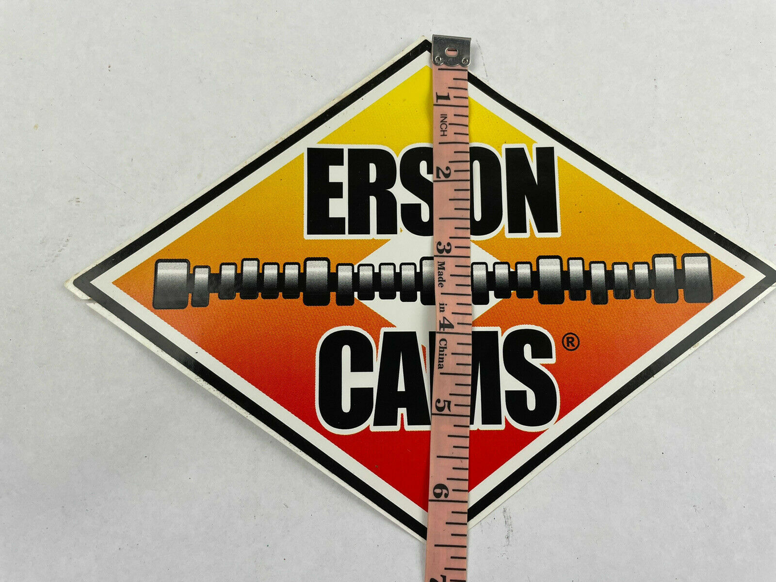 Large 9" Erson Cams Camshaft Decals Stickers Engine Parts LS Coyote LT1 ...