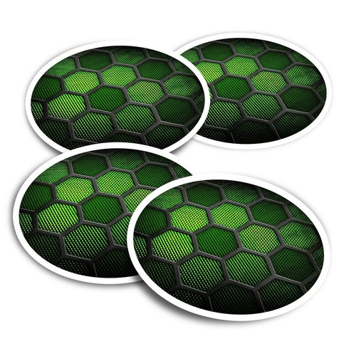 4x Round Stickers 10 cm - Lime Green Gamer Gaming #3726 | eBay
