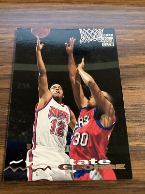 1993-94 Topps Stadium Club Tate George New Jersey Nets Guard #152 | eBay