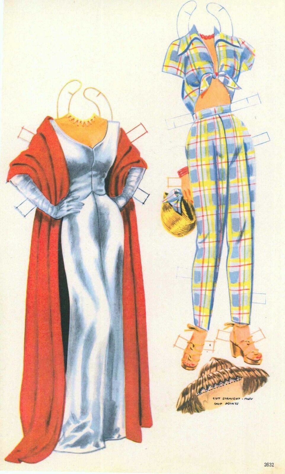 VINTGE 1960s CANDY QUEENS PAPER DOLL Pretty ORIG SIZE UNCUT REPOR READ ...