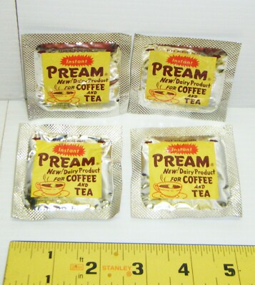 4 Vintage 1950s Instant Pream Powdered Creamer For Coffee & Tea | eBay