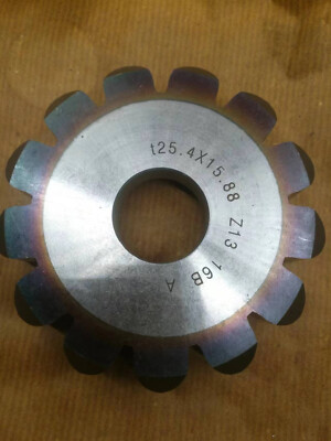 HSS Sprocket Roller Chain Gear Shaper Cutter 25.4mm Roller Diameter 15 ...