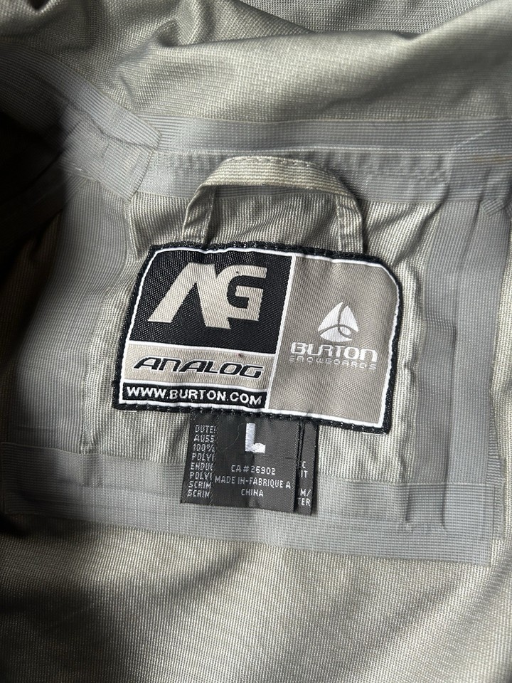 RARE Burton Analog X Acronym Zeon Jacket 2002 Size Large | eBay