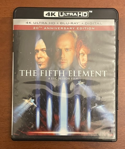 The Fifth Element (4K Ultra HD + Blu-ray, 2017) 2 Disc Set! Original ...