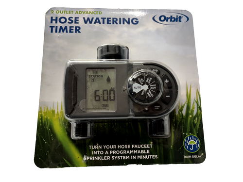 Orbit 2-Outlet Programmable Hose Watering Timer Sprinkler Timer | eBay
