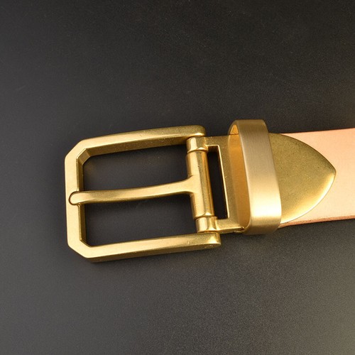 1X 40mm Heavy Duty Solid Brass Single Prong Leather Belt Buckle ...