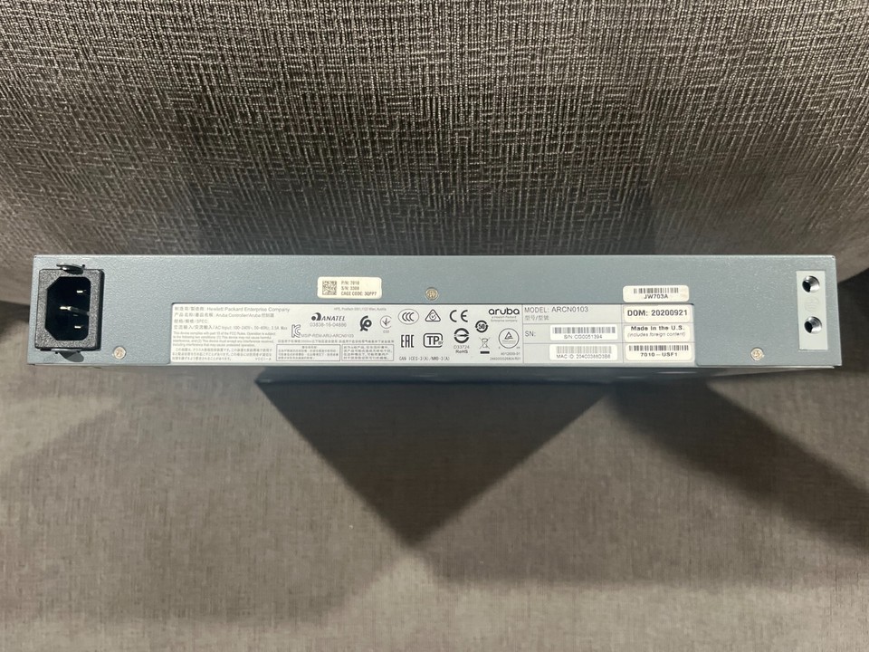 Aruba Networks 7010 ARCN0103 16-Port Mobility Controller | eBay