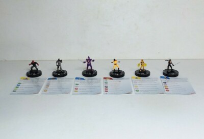 Marvel Heroclix Hazmat Echo Mettle Hellcat And More With Cards Set Of 6 ...