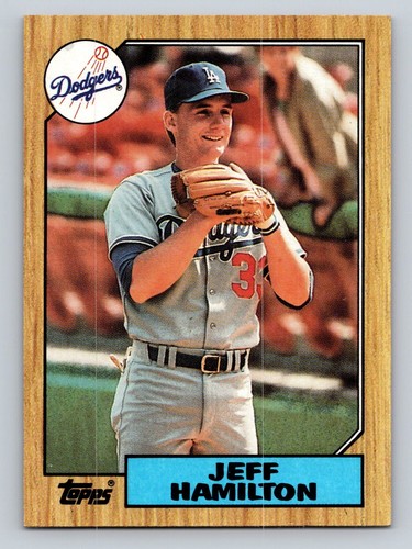 1987 Topps Baseball #266 Jeff Hamilton Los Angeles Dodgers | eBay