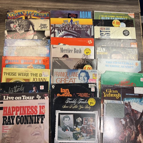 Lot Of 22 SEALED Vintage Vinyl Records & 6 Used Random 70s & 80s Rock ...