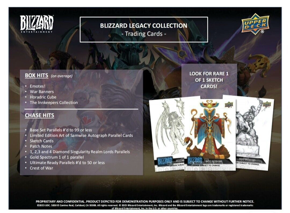 2023 Upper Deck Blizzard Legacy Collection Trading card Sealed Hobby ...