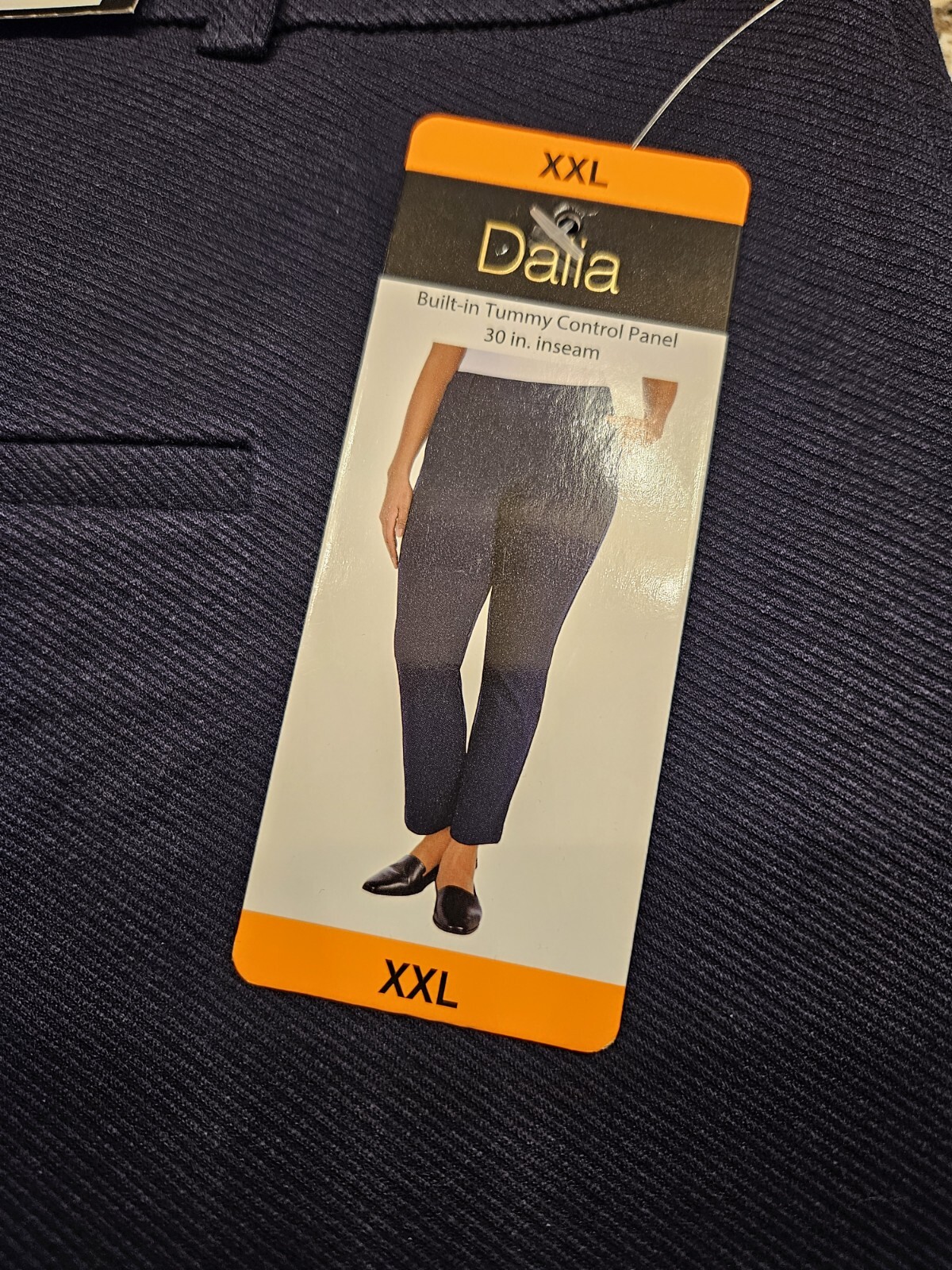 NWT Women's DALIA Built in Tummy Control Panel Pant - Navy Blue 2XL | eBay