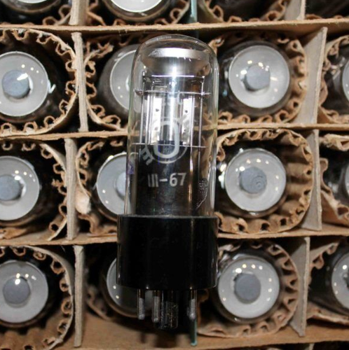 1pc. 6E5S = 6E5G / 6E5C / EM-34 / 6G5G / 6E5 Magic Eye Tube Indicator ...