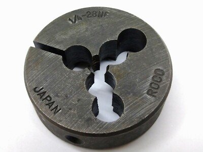 1/4 NF 28 DIE 1/4-28NF Alloy Steel Right Hand Threading tool 1/4" JAPAN ...