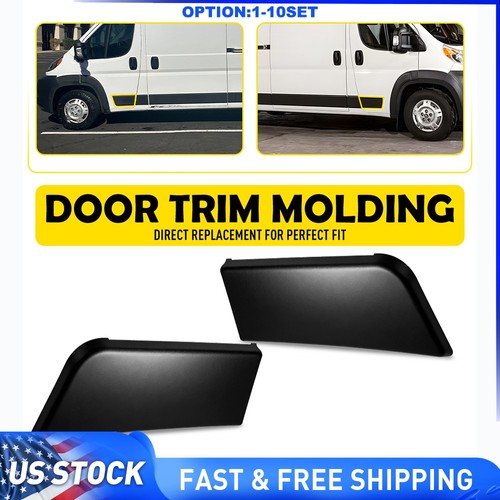 For 19-24 Ram ProMaster 1500 2500 3500 Black Front Door Trim Molding RH ...