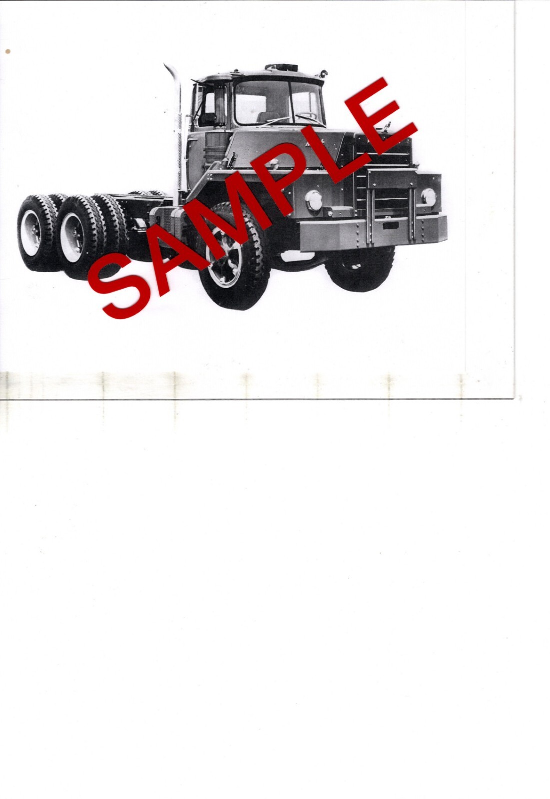 Mack DM-800 Artwork, 8 " X 10" | eBay