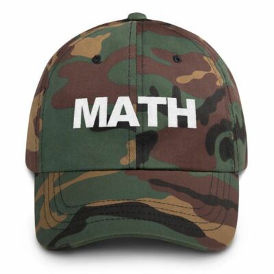 Math Dad Hat - Andrew Yang MATH Baseball Cap | eBay