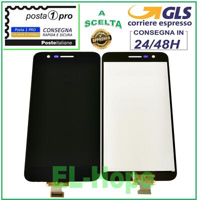 DISPLAY LCD PER LG K11 2018 LMX410 LM-X410 TOUCH SCREEN VETRO NERO K10 ...