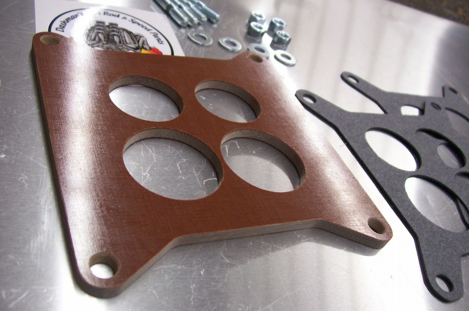 For Carter AVS Phenolic Carburetor Insulator Spacer Heat Soak Riser 340 ...