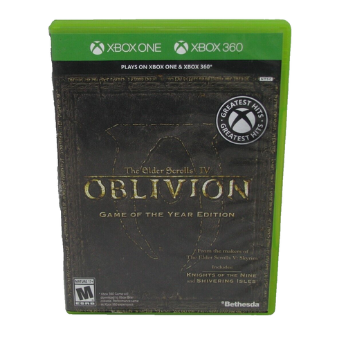 Elder Scrolls IV Oblivion Game of the Year Edition (Xbox 360, 2011) w ...