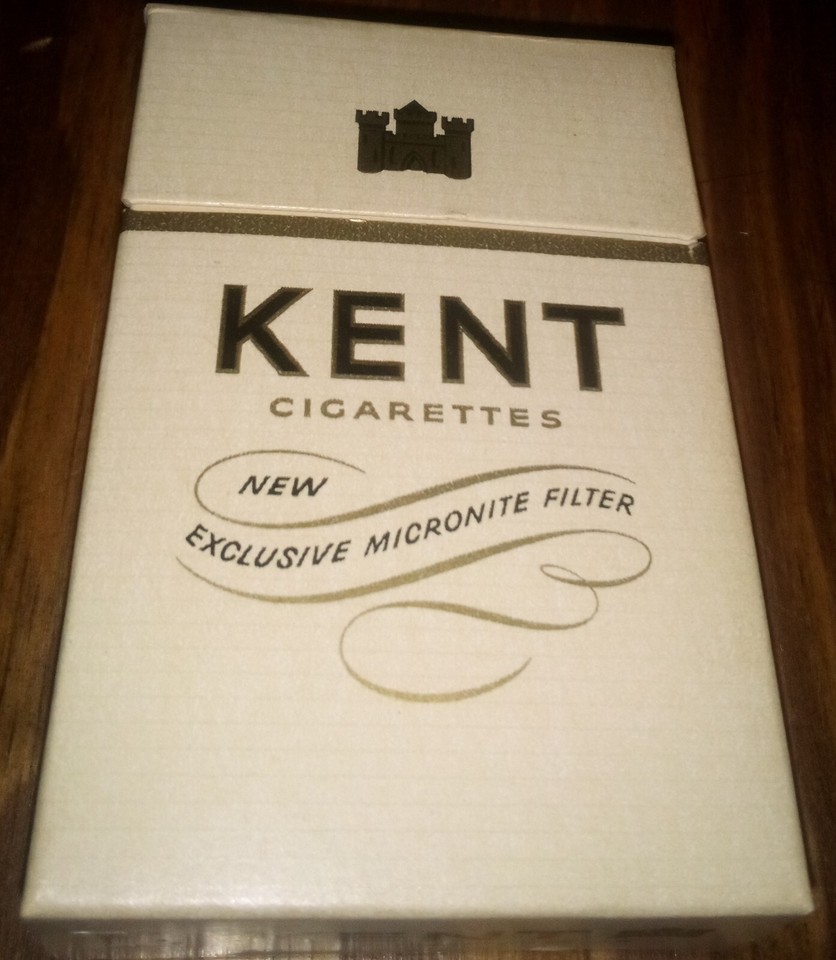 Vintage Kent Cigarettes Micronite Filter Empty Flip Top Box Tax Stamp ...