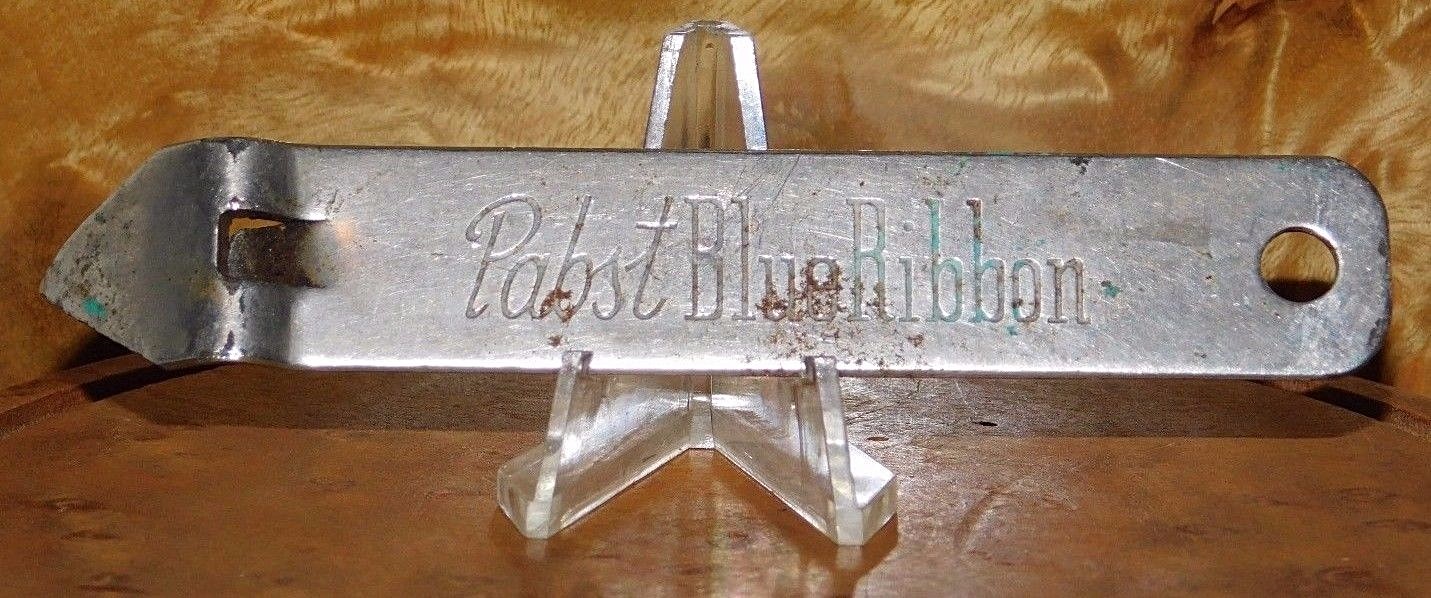 Pabst Blue Ribbon Can Opener Vaughan U.S.A. Pat. No. 1,996,550 | eBay