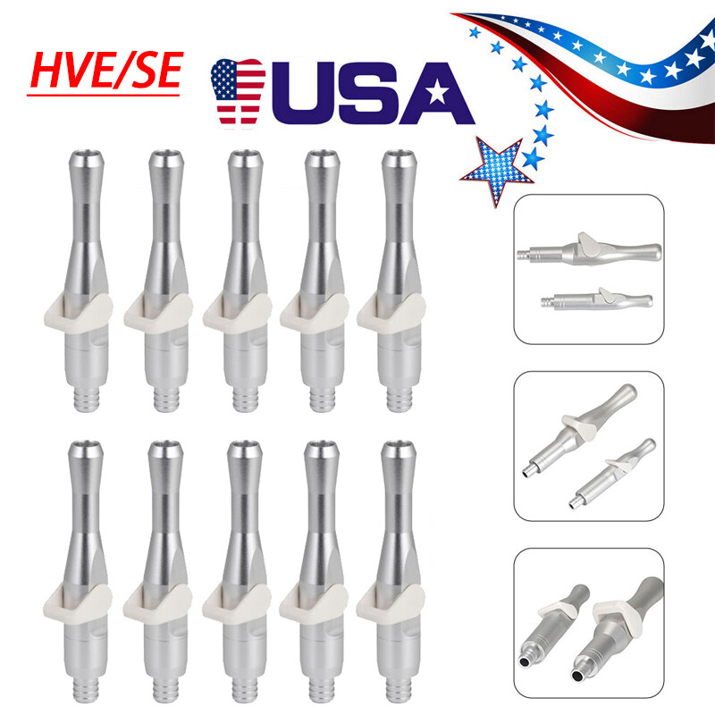 Dental Universal Saliva Ejector Suction Valves SE/HVE Tip Adaptor ...