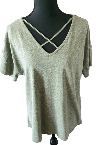 🌼CLEARANCE!! Green Marle Cross Strap Top: M 10/12 | eBay