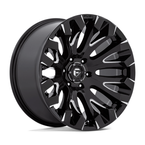 20X10 Fuel 1PC D828 QUAKE 6X135 -18MM GLOSS BLACK MILLED (4) | eBay