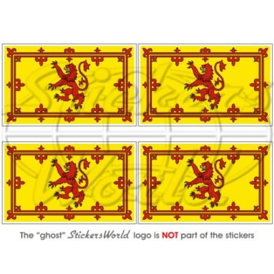 ECOSSE Royale ECOSSAIS Drapeau Vinyle Stickers Autocollant 50mm x4 ...