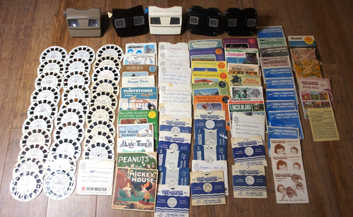 Huge Lot Vintage View-Master single reels VIEWERS packets CLASSICS ...