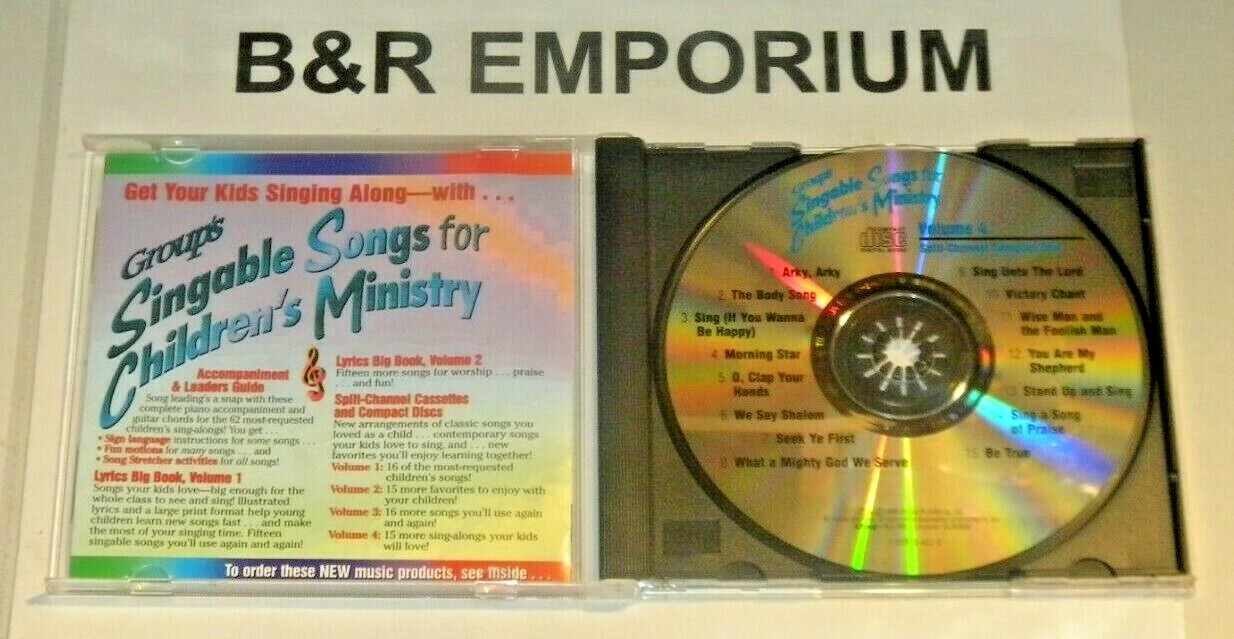 Group's Singable Songs for Children's Ministry Volume 4 - Used Split ...