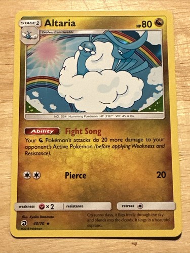 Altaria - 40/70 - Holo Rare - Dragon Majesty - NM/M Pokemon Card | eBay