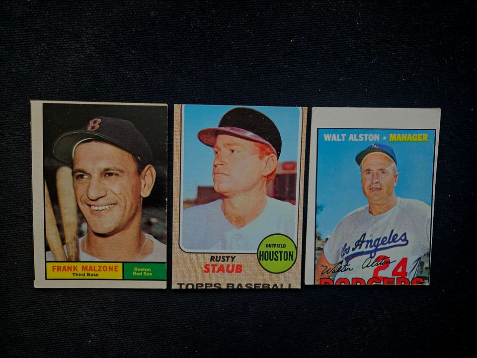 1960's 1970's Topps EXTREME MISCUT Baseball Lot 65 Rose Carlton Brett ...