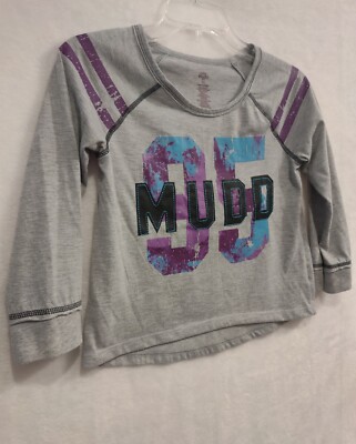 Mudd Girls Gray Long Sleeve T Shirt Sz 12 | eBay