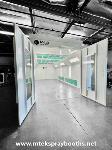 NEW M-TEK SIDE-DOWN DRAFT PAINT SPRAY BOOTH / PAINT BOOTH | eBay